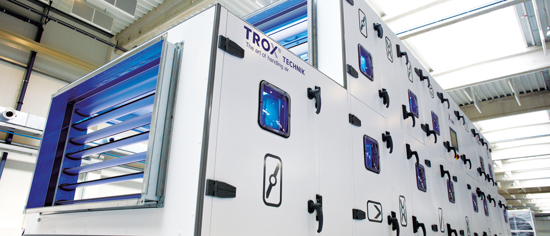 Use Case TROX – components transformed into central air handling units